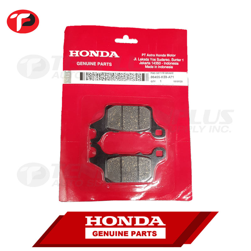 Honda Genuine Parts Brake Pad Click 125; Click 150i Game Changer 2019-