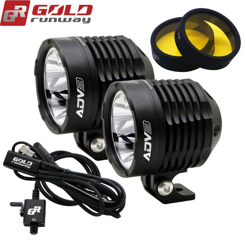 Gold Runway GR-ADV3 30W LED Auxiliary Fog Lights – TenPlus Auto Supply