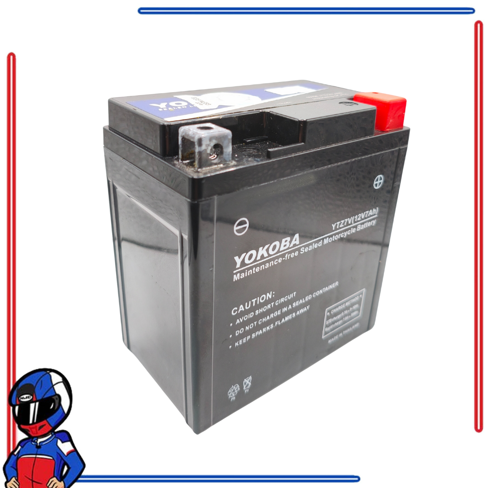 Yokoba Super Power Battery YTZ7V for Yamaha Nmax V1 and Yamaha Aerox V
