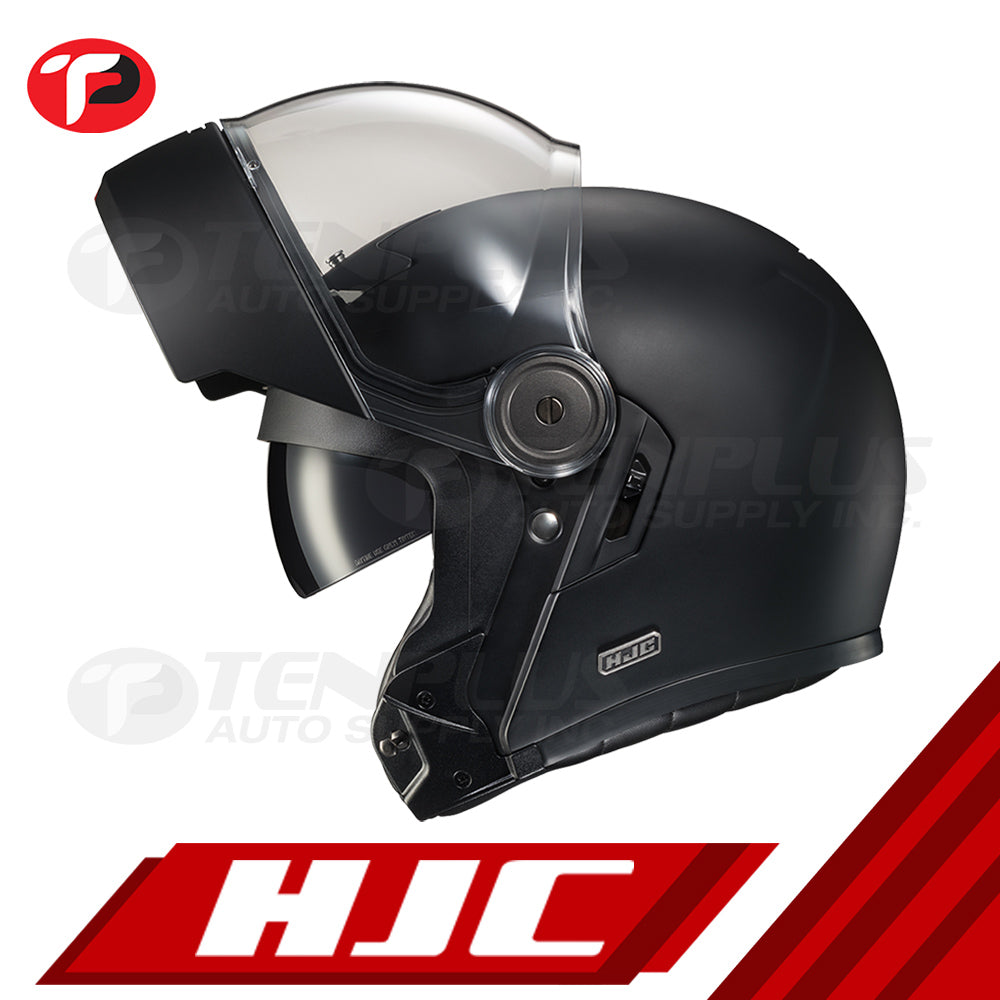 HJC Helmets V90 Solid Black – TenPlus Auto Supply