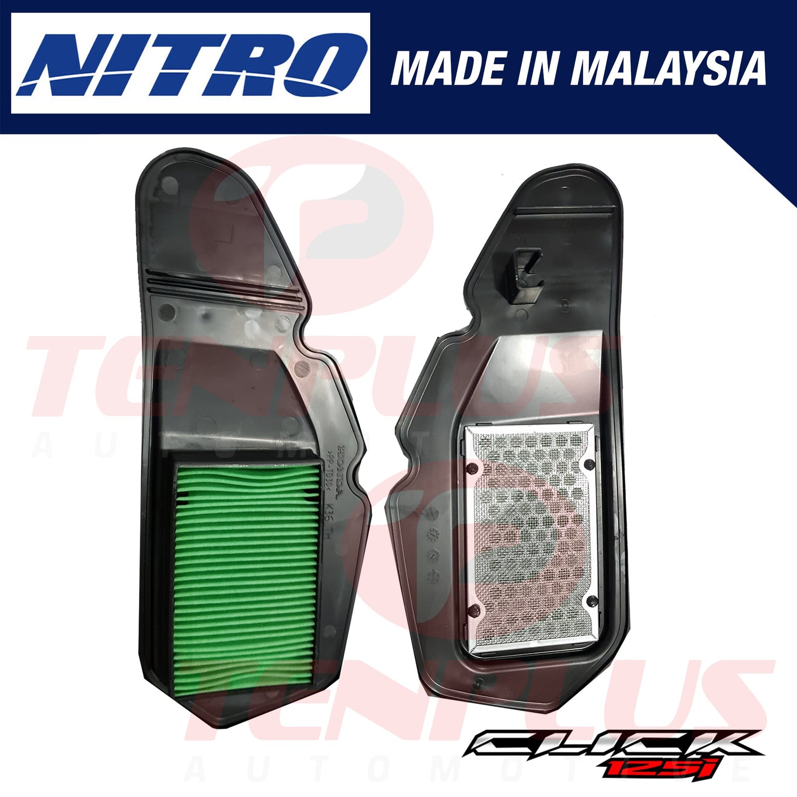 Nitro Air Filter Element Honda Click 125/150i 2016-2017; 125i (Game Ch ...
